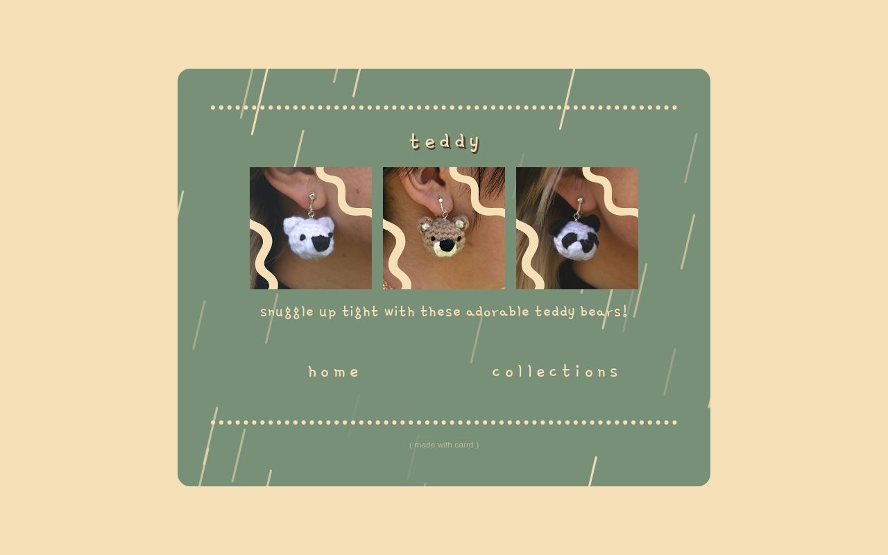 kinokrochet teddy collection